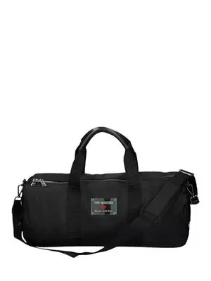 Moschino Logo-plaque Holdall - Black