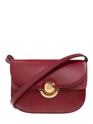 Furla Leather Shoulder Bag - Red