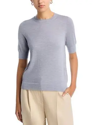 BOSS Farbella Wool Sweater - Light Pastel/grey