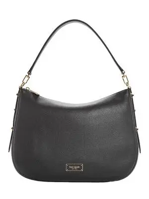 Kate Spade New York Liv Leather Hobo Shoulder Bag - Black