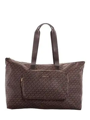 Michael Kors Tanner Reversible Packable Large Tote Brown