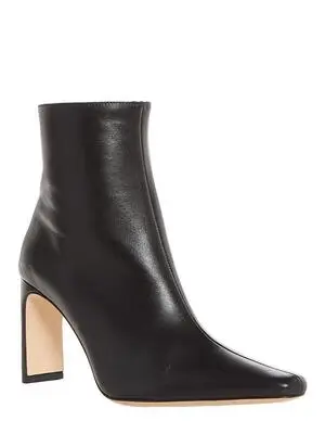 Staud Wally High Heel Ankle Boots - Black