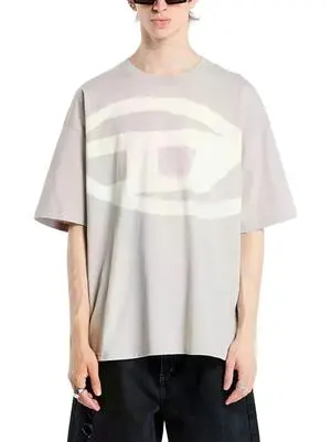 DIESEL T-boxt Graphic-print T-shirt - 9bz Grey