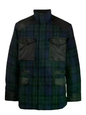 MAHARISHI Tartan-check Bomber Jacket - Green