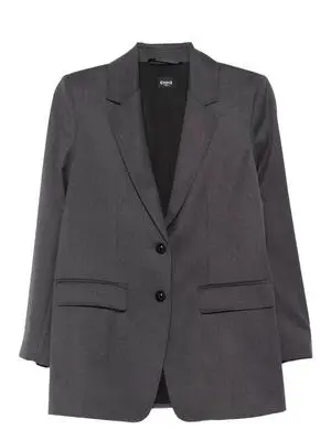 Marella Notched-lapel Blazer - Grey