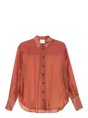 FORTE_FORTE Button-up Shirt - Orange