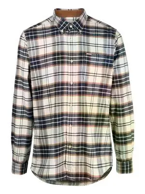 Barbour Checked Button-down Shirt - Neutrals