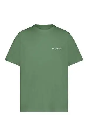 FLANEUR Logo T-shirt - Khaki