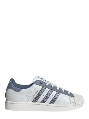 ADIDAS Adidas Superstar II Denim Print Sneakers