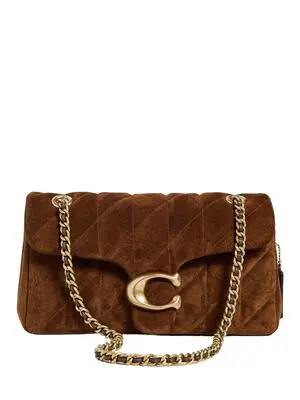 COACH® Quilted Suede Tabby Shoulder Bag 26 - B4/warm Brown