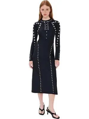 COPERNI Snap Techno Jersey Dress