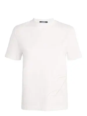 Jacquemus Cotton J T-Shirt White