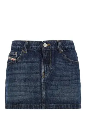 DIESEL De-ron Mini Skirt - Blue