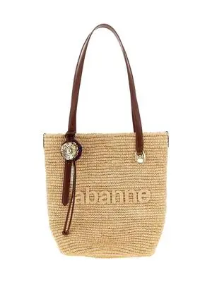 Rabanne Natural Raffia Tote Bag - Beige