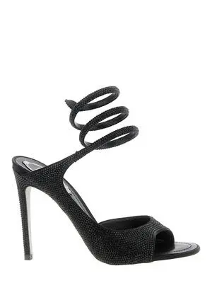 Rene Caovilla Audrey Sandals - Black
