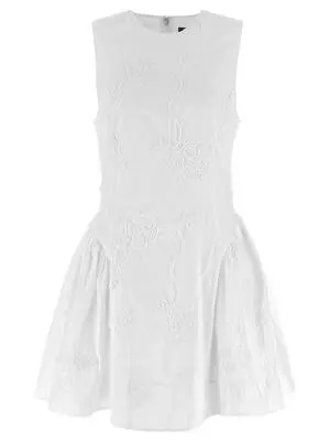 Remain Birger Christensen Embroidery Dress - White