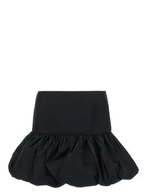 ROTATE BY BIRGER CHRISTENSEN Mini Balloon Skirt - Black