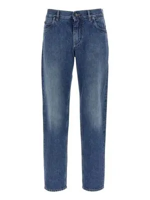 Dolce & Gabbana Essential Straight Leg Jeans - Blue