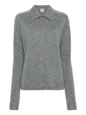 TOTEME Cashmere Cardigan - Grey