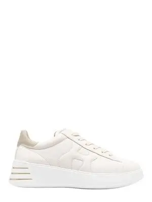 HOGAN PRE Rebel Leather Sneakers - Cream