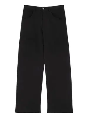 MAISON MARGIELA Cotton Trousers - Black