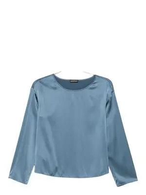 Emporio Armani Silk Top - Blue