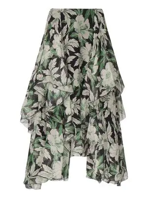 Loewe Silk Skirt - Multicolour