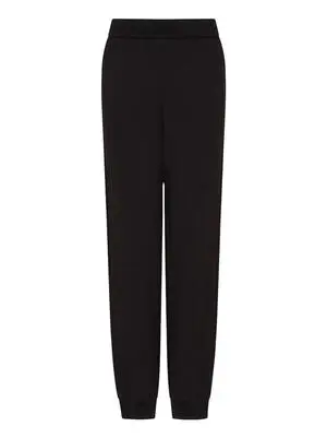 Emporio Armani Cotton Sweatpants - Black