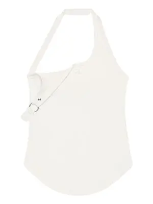 COURREGES 90's Buckle Tank Top - White
