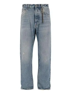 DARKPARK Cotton Straight Leg Jeans - Denim