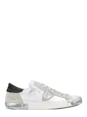 Philippe Model Sneakers Lamine''_blanc Argent