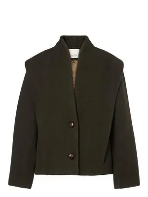 Isabel Marant Dyogo Wool-blend Jacket - Green