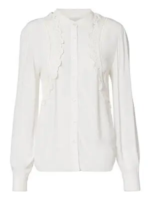 Isabel Marant Filippa Broderie Anglaise Top - White