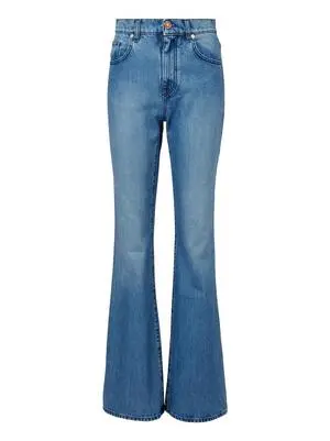 Gabriela Hearst Willa High-rise Bootcut Jeans - Blue