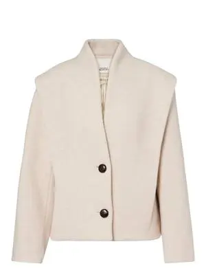 Isabel Marant Dyogo Wool-blend Jacket - Beige