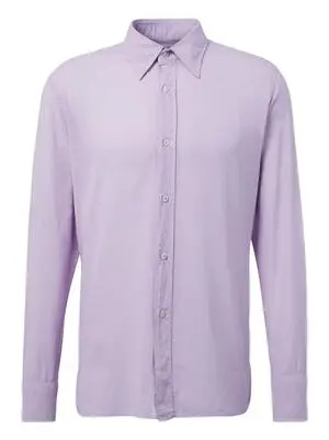 TOM FORD Cotton Shirt - Purple