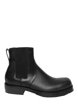 Dries Van Noten Leather Chelsea Boots - Black