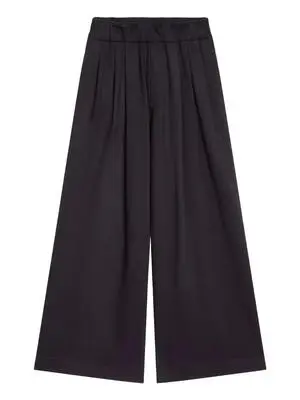 Dries Van Noten Cotton Wide-leg Trousers - Blue
