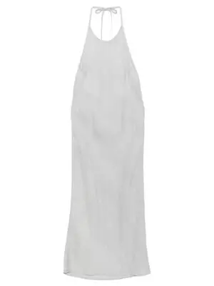 JAMES PERSE Halter Linen Dress - Grey