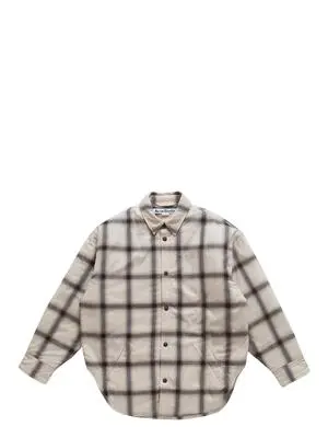 Acne Studios Flannel Button-up Shirt - Tan