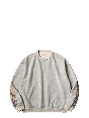 Kapital Fleece Knit Bivouac Big Sweatshirt - Grey