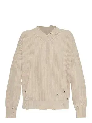 MAISON MARGIELA Wool Sweater - Tan
