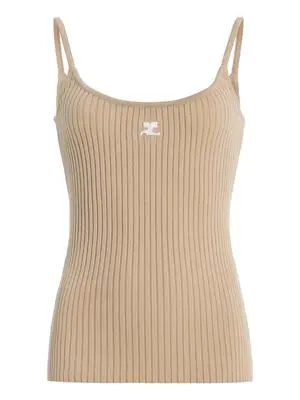 COURREGES Courrèges Re-edition Knit Tank Top Nude
