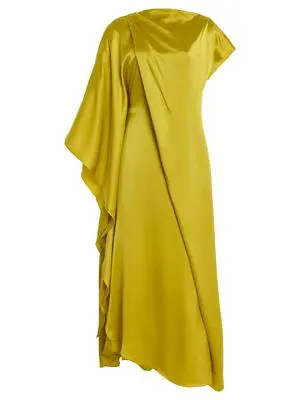 ROKSANDA Hiba Silk-satin Dress - Yellow
