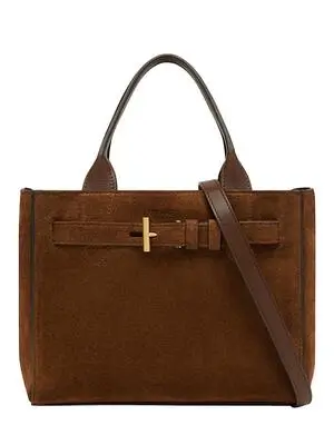 TOM FORD Audrey Small Belted Tote Bag - Whisky
