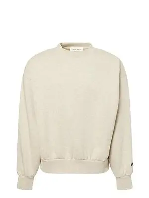 Fear Of God Cotton-blend Sweatshirt With Logo - Heather Stone