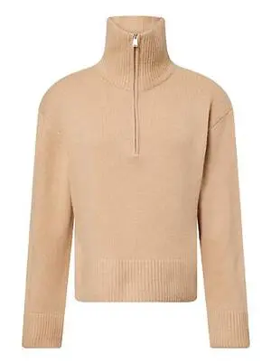 Simkhai Andes Half-zip Cashmere Jumper - Taupe