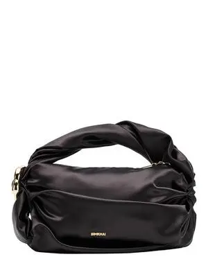 Simkhai Ruched Top-handle Bag - Black