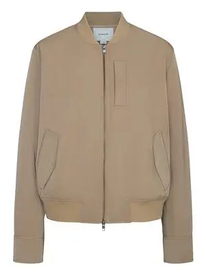 Vince Relaxed Technical Bomber Jacket - Fawn