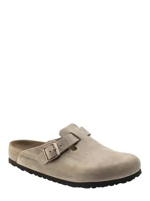 BIRKENSTOCK Boston Soft Footbed Clogs - Tobacco Brown